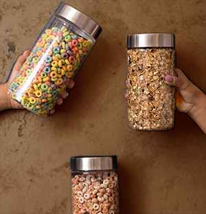 Storage Jars with Steel Lids – Pearlpet